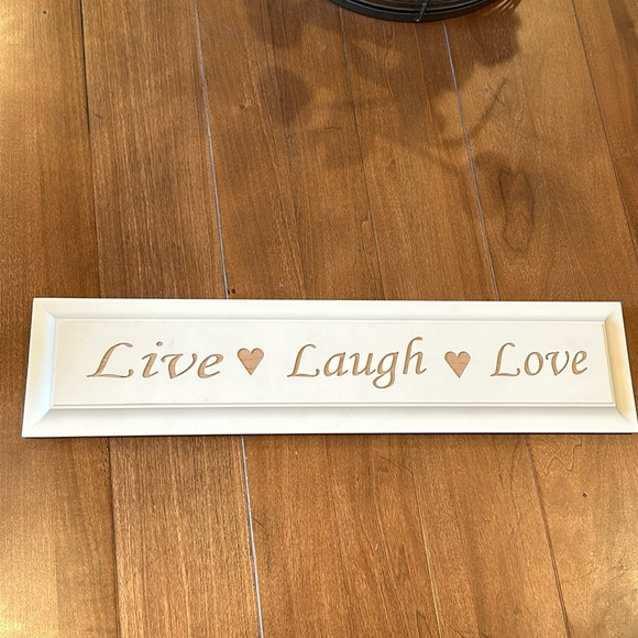Wall Decor | Live Laugh Love Sign | Poshmark